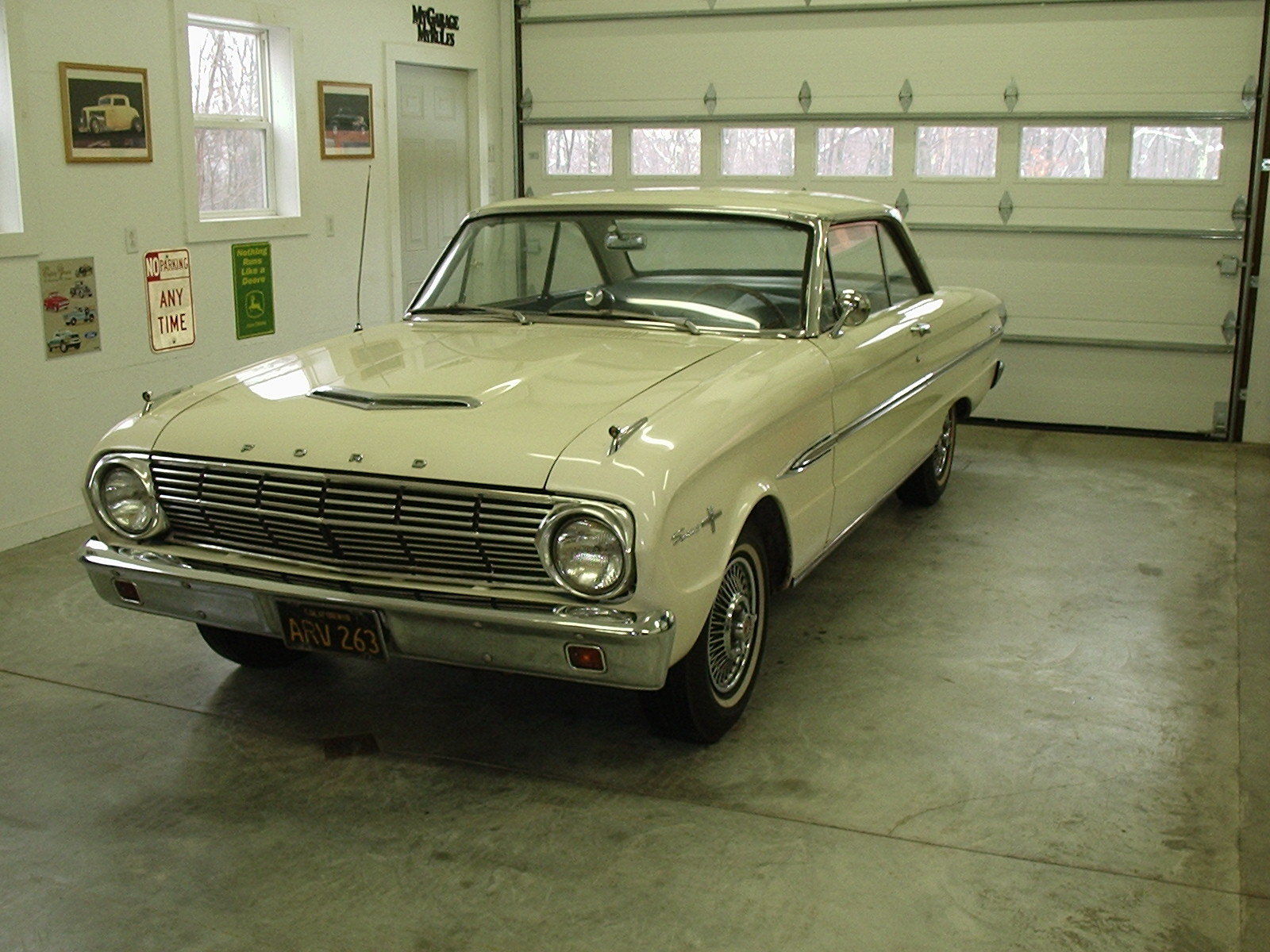 1963 1/2 Ford Falcon Sprint Original CA Black Plate Survivor Factory ...