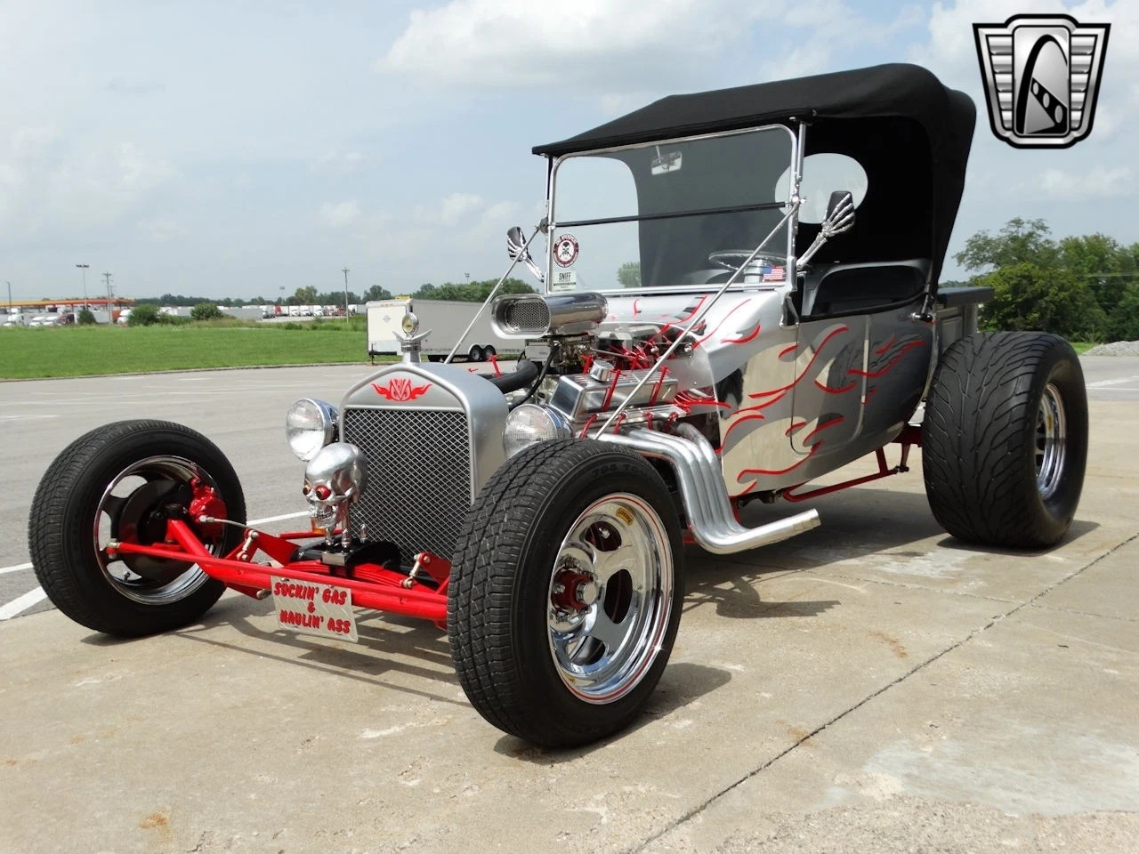 Silver with Flames 1923 Ford T-Bucket Other 408 Stroker V8 3 Speed for sale